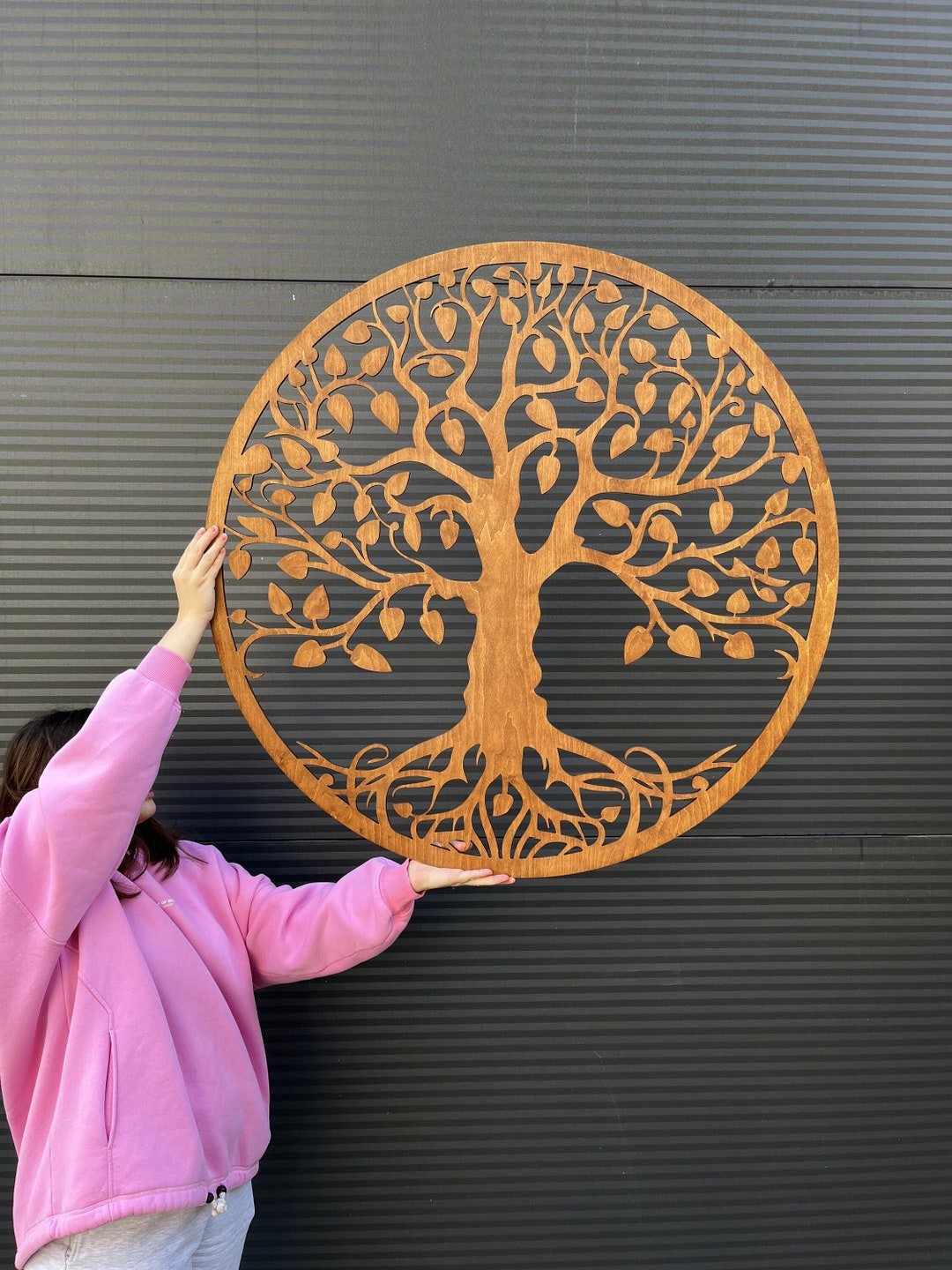 Celtic Tree of Life, Tree of Life Wood, Celtic Rope Knot Tree, Wooden ...
