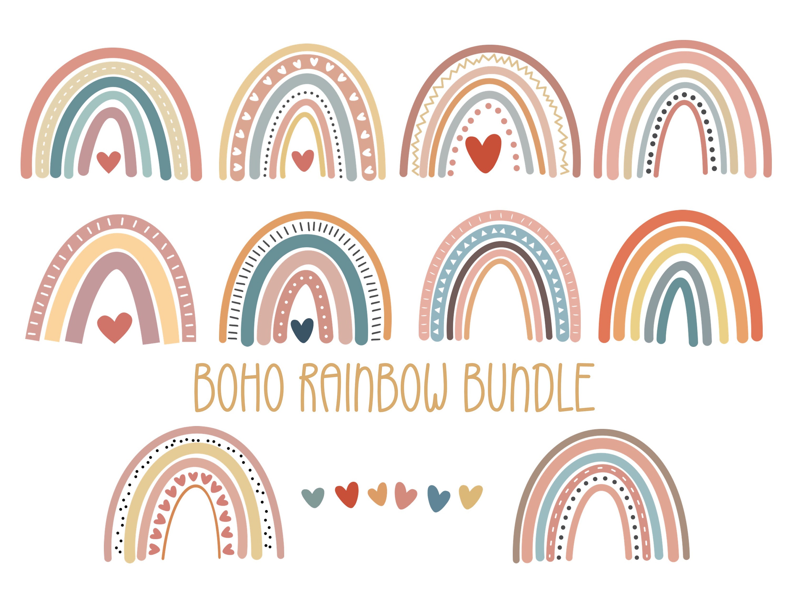 Boho Rainbow Bundle - Etsy