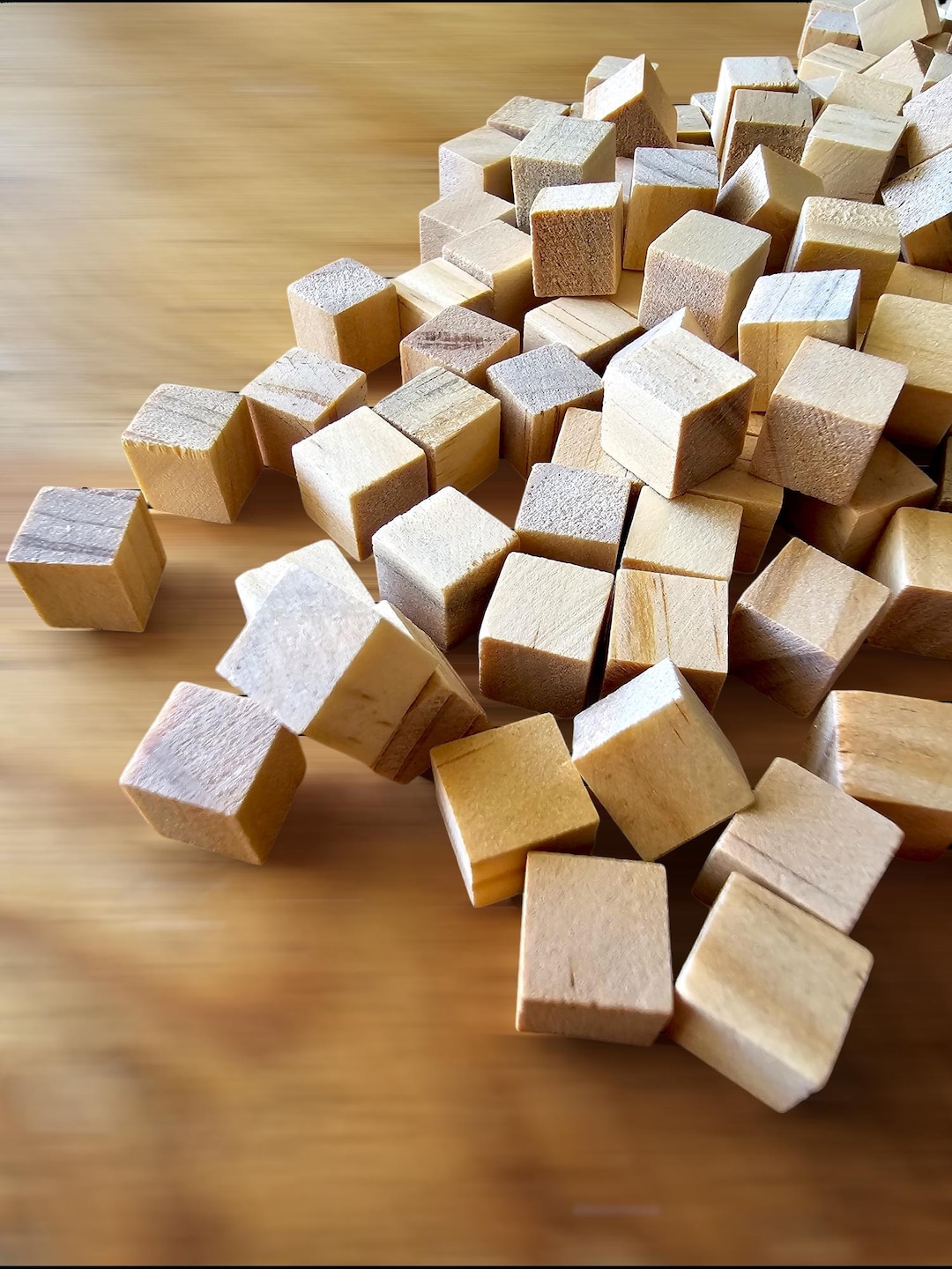 10mm Wooden Cubes ~ Board Game Pieces, Natural Wood Cube Tokens ...