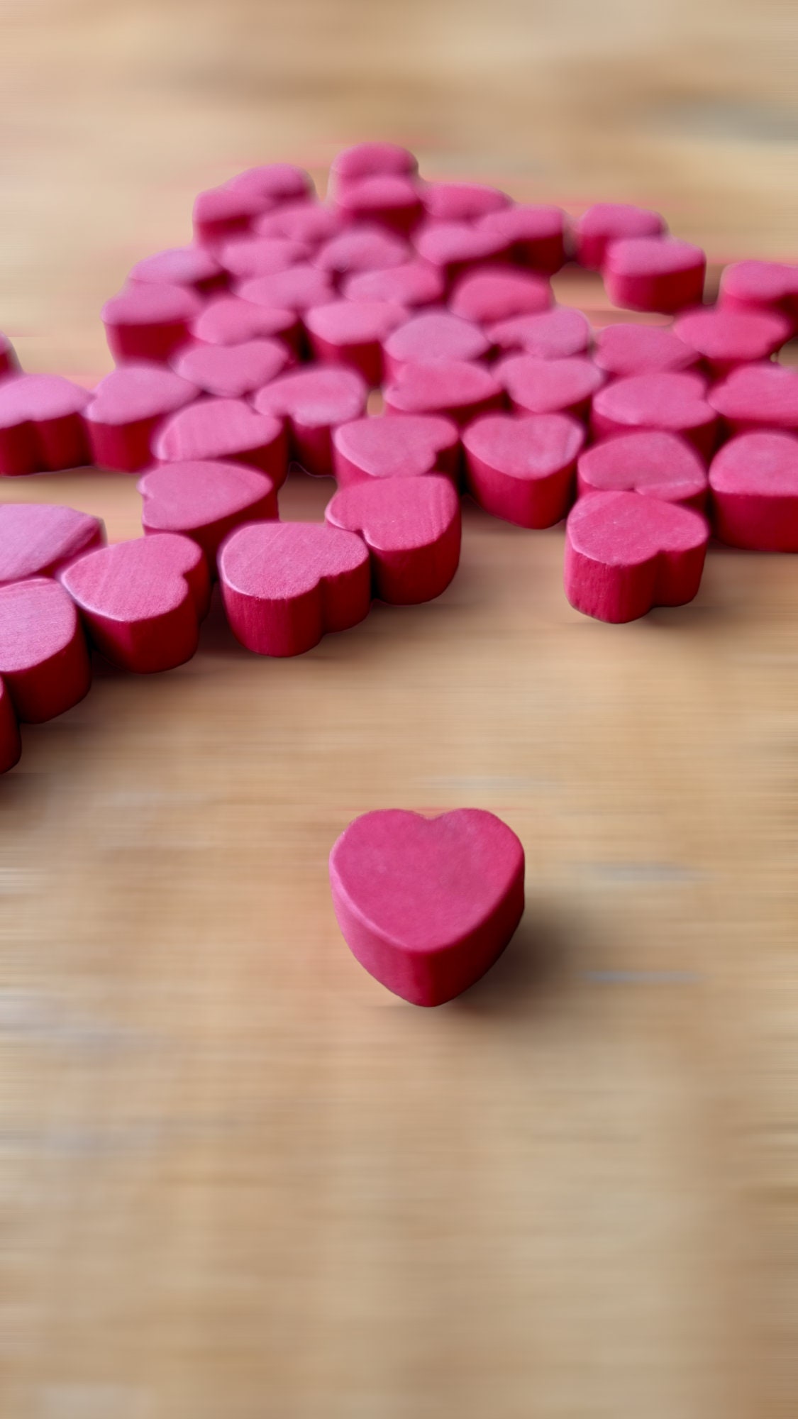 Small WOODEN HEARTS Red Heart Shapes 10mm Wood Heart - Etsy UK