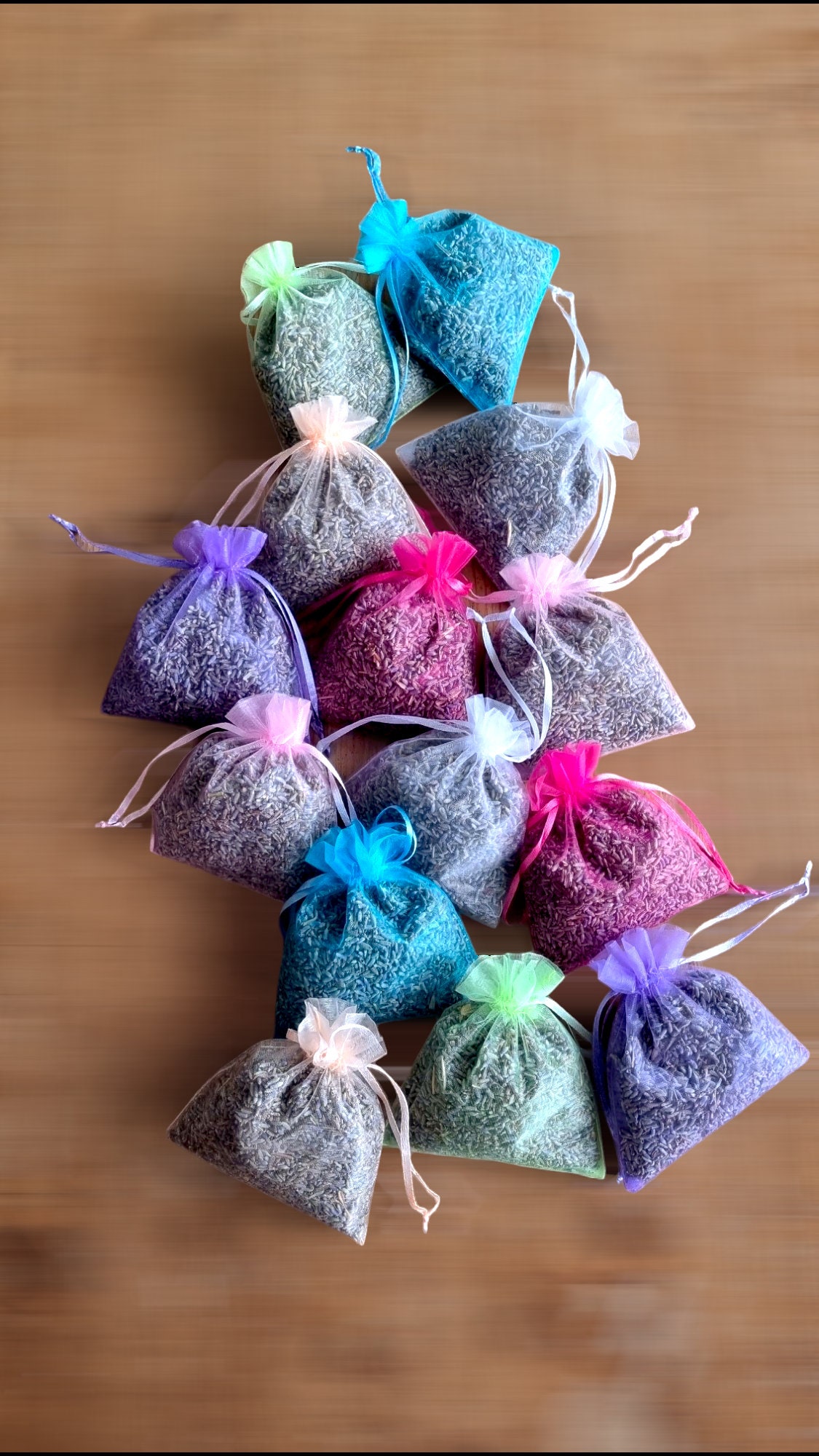 LAVENDER Sachets (20g) - Dried Lavender Flower Bags, Fragrant Lavender ...
