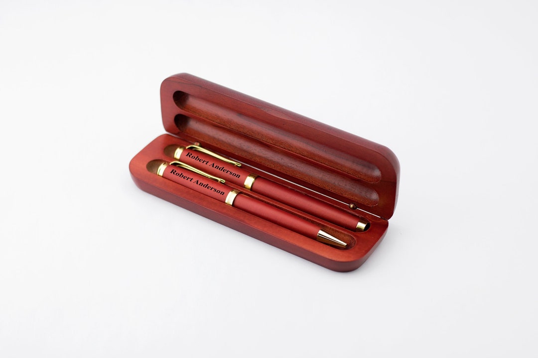Personalized Wood Ballpen Set for Healtcare Workers - Custom Engraved ...