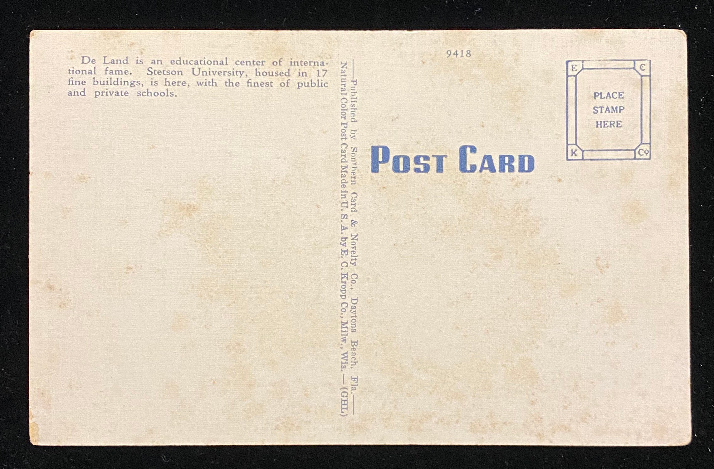 Chaudoin Hall, Girls' Dormitory, J.B. Stetson University, De Land ...