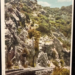 View on Mount Lowe Railway, Cal. - Copyright, 1904, by Detroit Photographic Co - Vintage ...