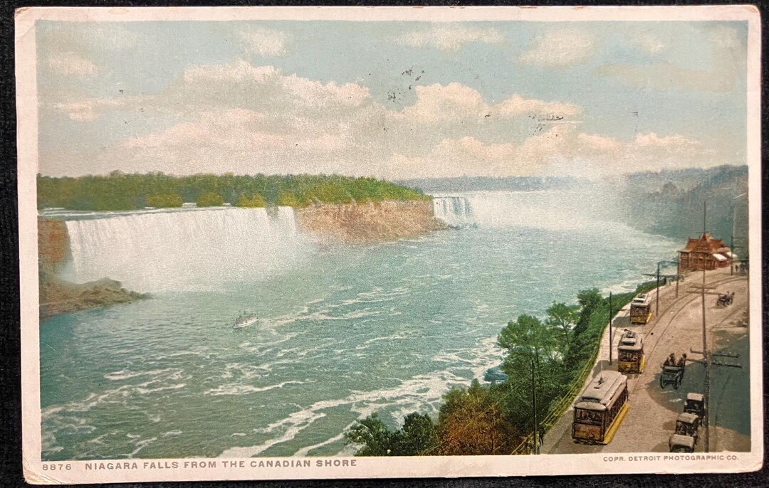 Niagara Falls From the Canadian Shore - Copr. Detroit Photographic Co ...