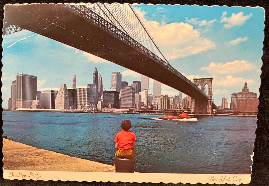 Brooklyn Bridge - New York City - 20 Cent Brooklyn Bridge Stamp 1883 ...