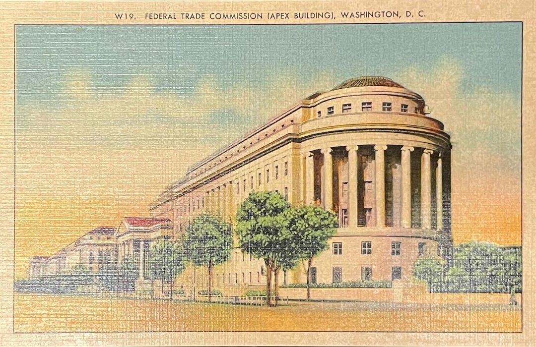 Federal Trade Commission - Apex Building - Washington D.C. - 1940s ...