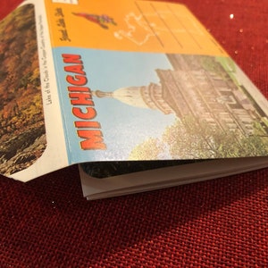 Michigan: Great Lakes State Photo Collection Vintage Accordion Brochure ...