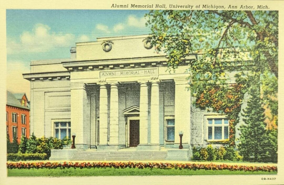 Alumni Memorial Hall - University of Michigan - Ann Arbor, Michigan - Etsy