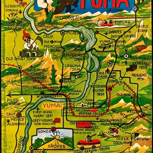 Welcome to Yuma Arizona Vintage Postcard - Etsy