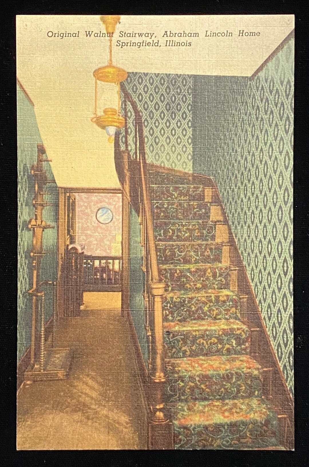 Original Walnut Stairway - Abraham Lincoln Home - Springfield, Illinois ...