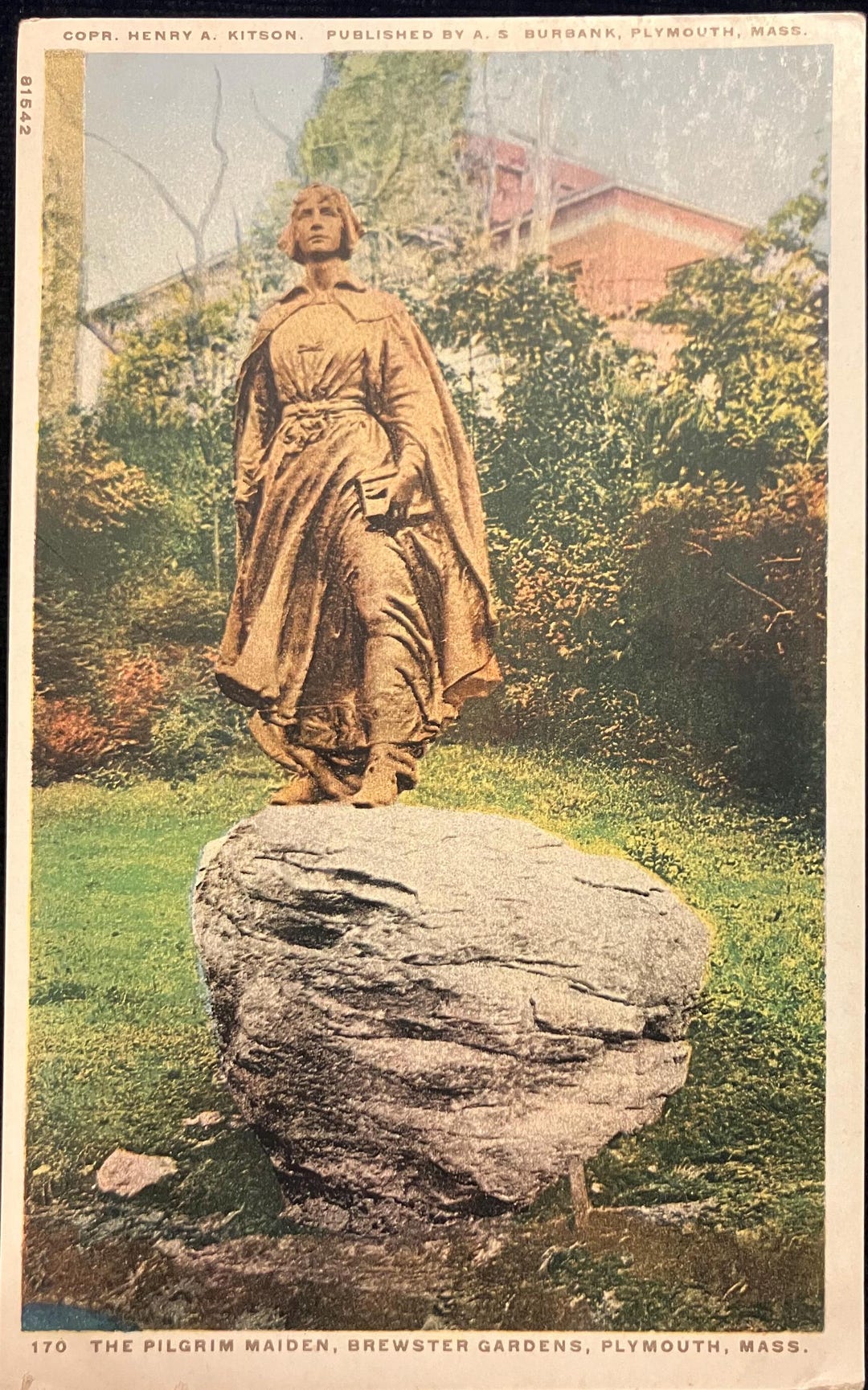 The Pilgrim Maiden, Brewster Gardens, Plymouth, Massachusetts ...