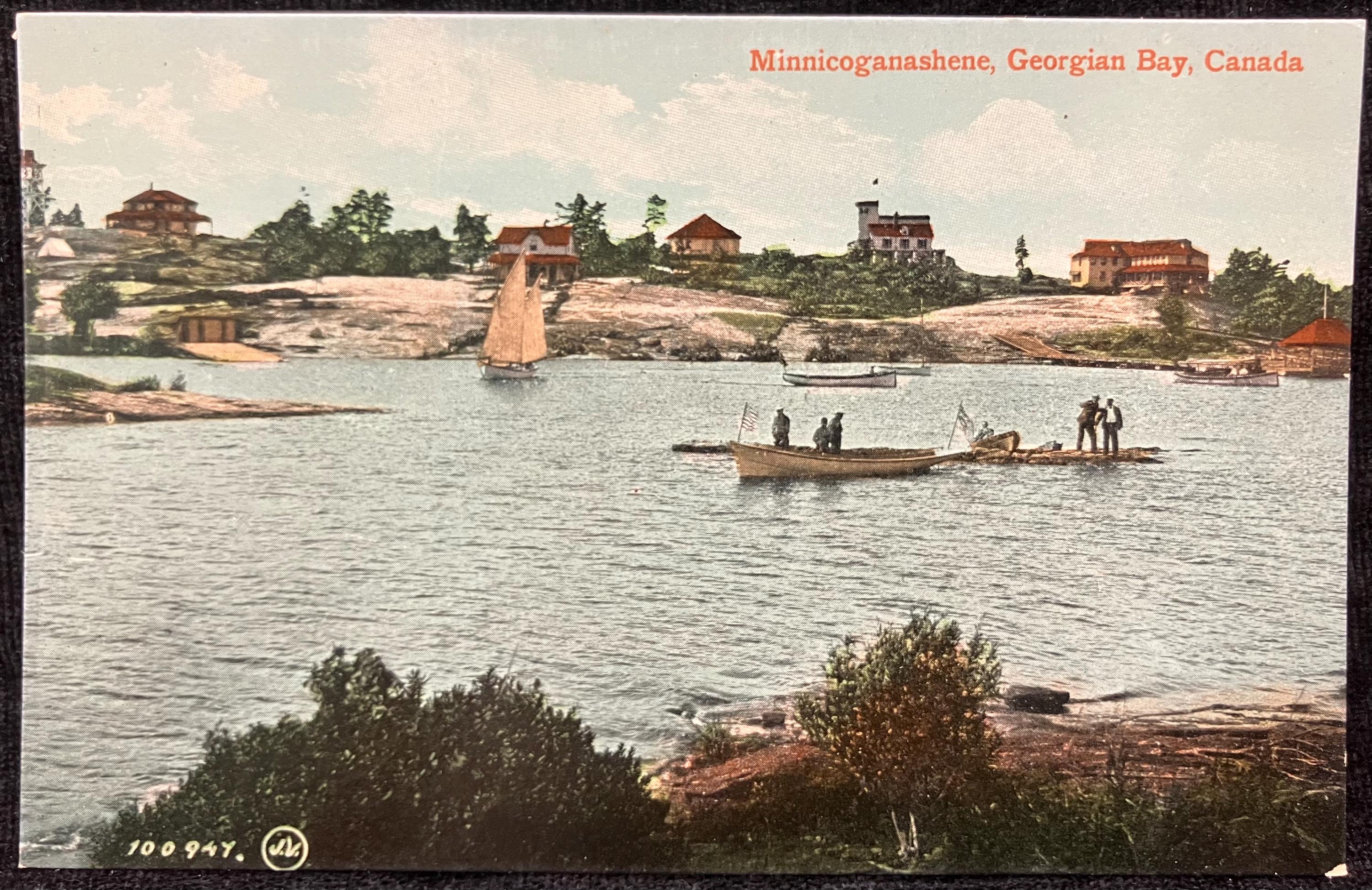 Minnicoganashene, Georgian Bay, Canada - Printed in Great Britain ...