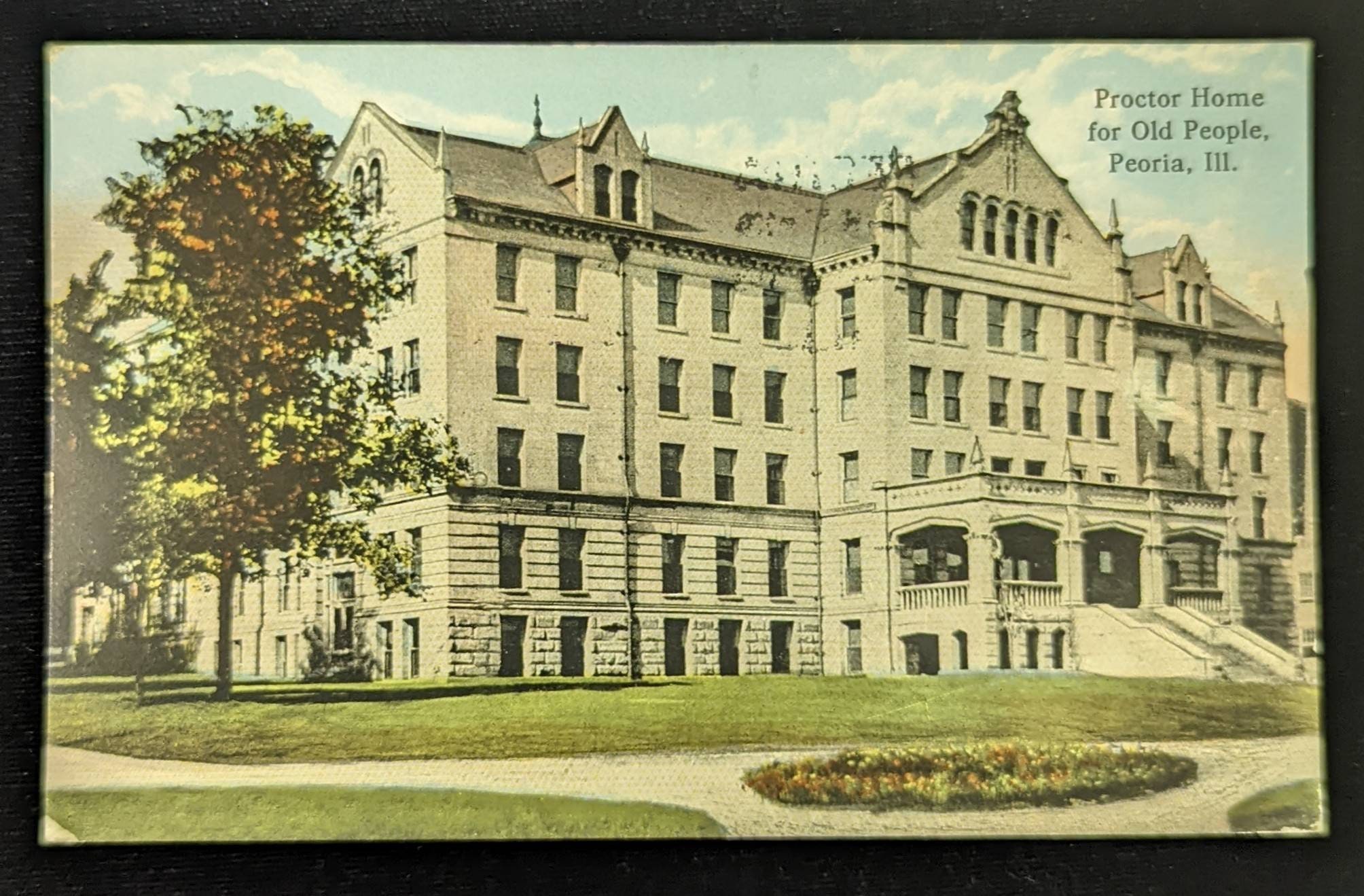 Proctor Home for Old People, Peoria, Illinois - Vintage Postcard - Etsy