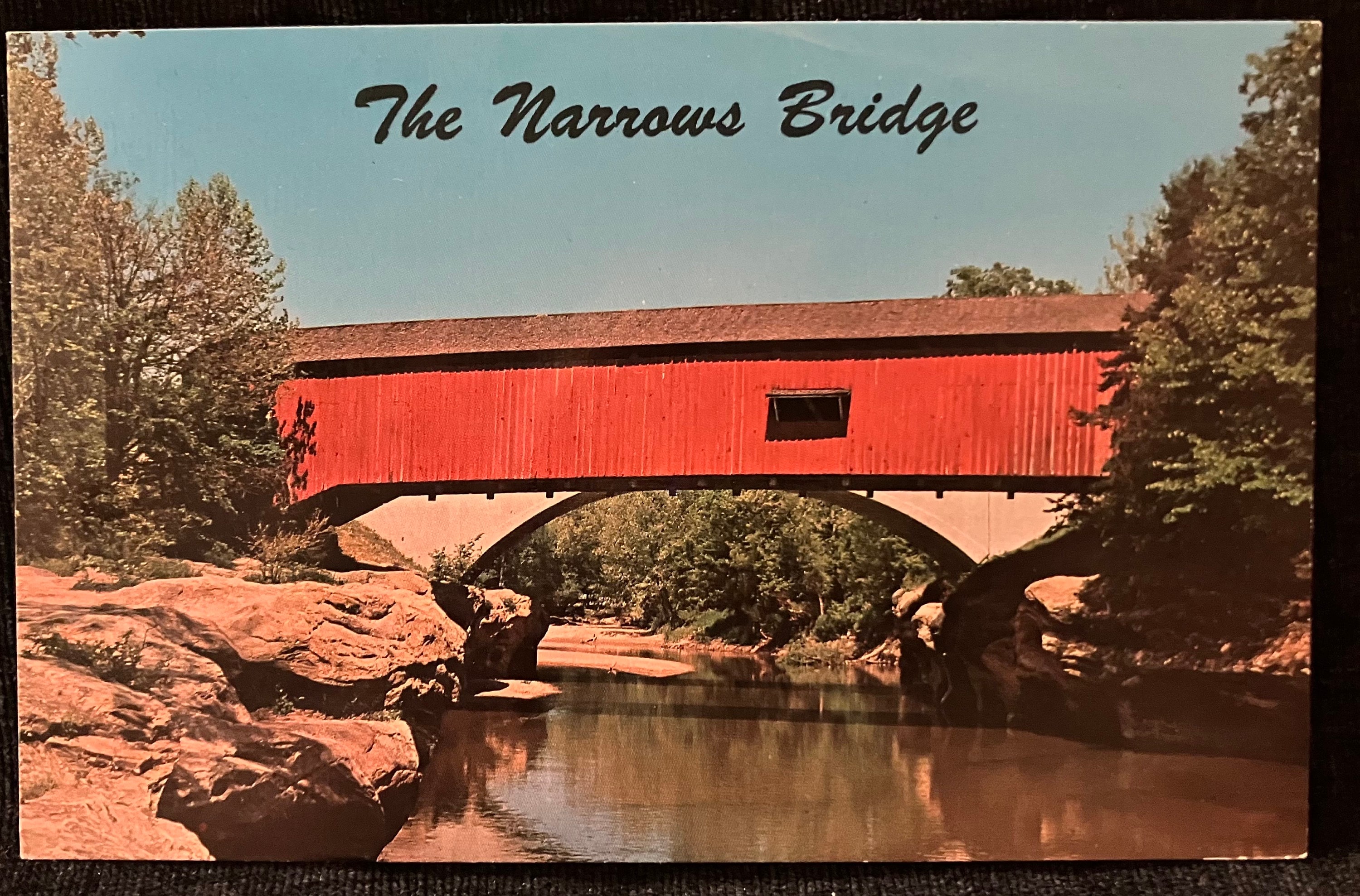 The Narrows Bridge Over Sugar Creek in Indiana Photo by Parrish Vintage ...