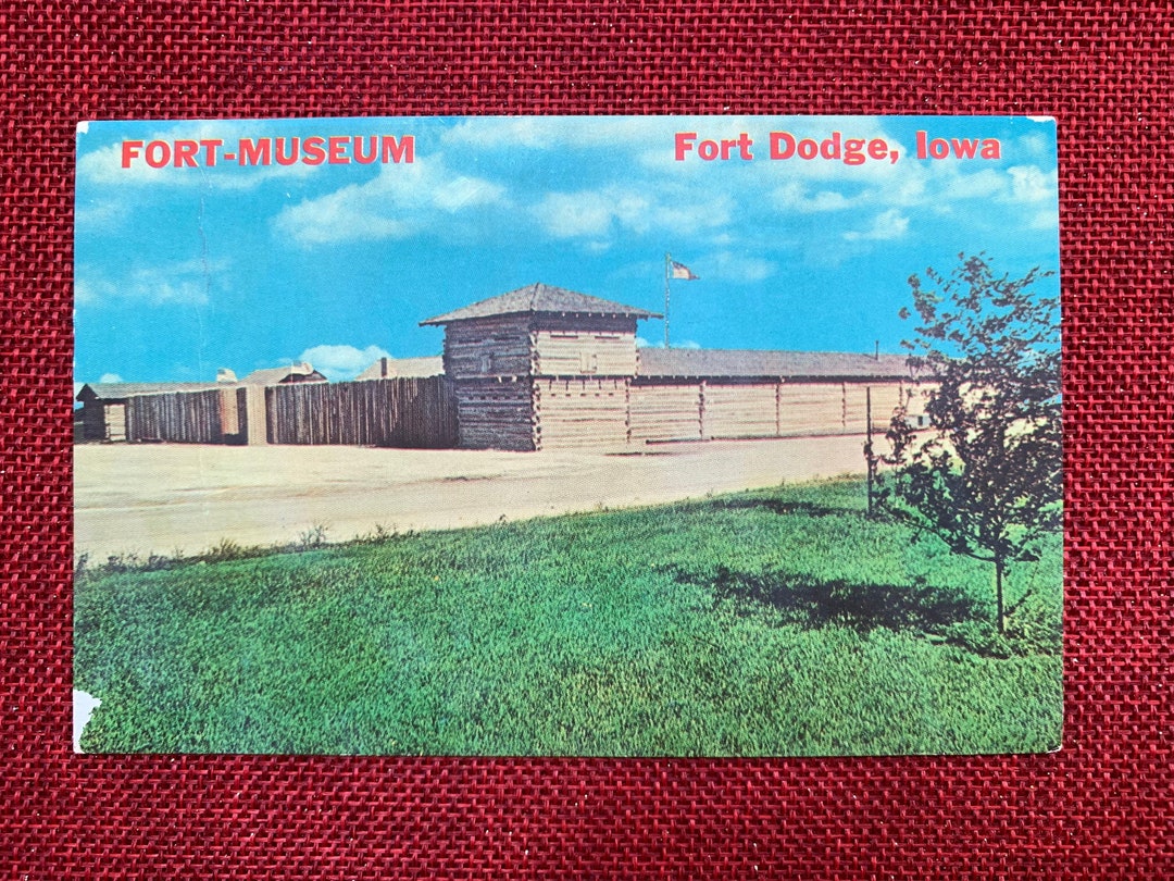 Fort-museum, Fort-dodge, Iowa IA Vintage Postcard - Etsy