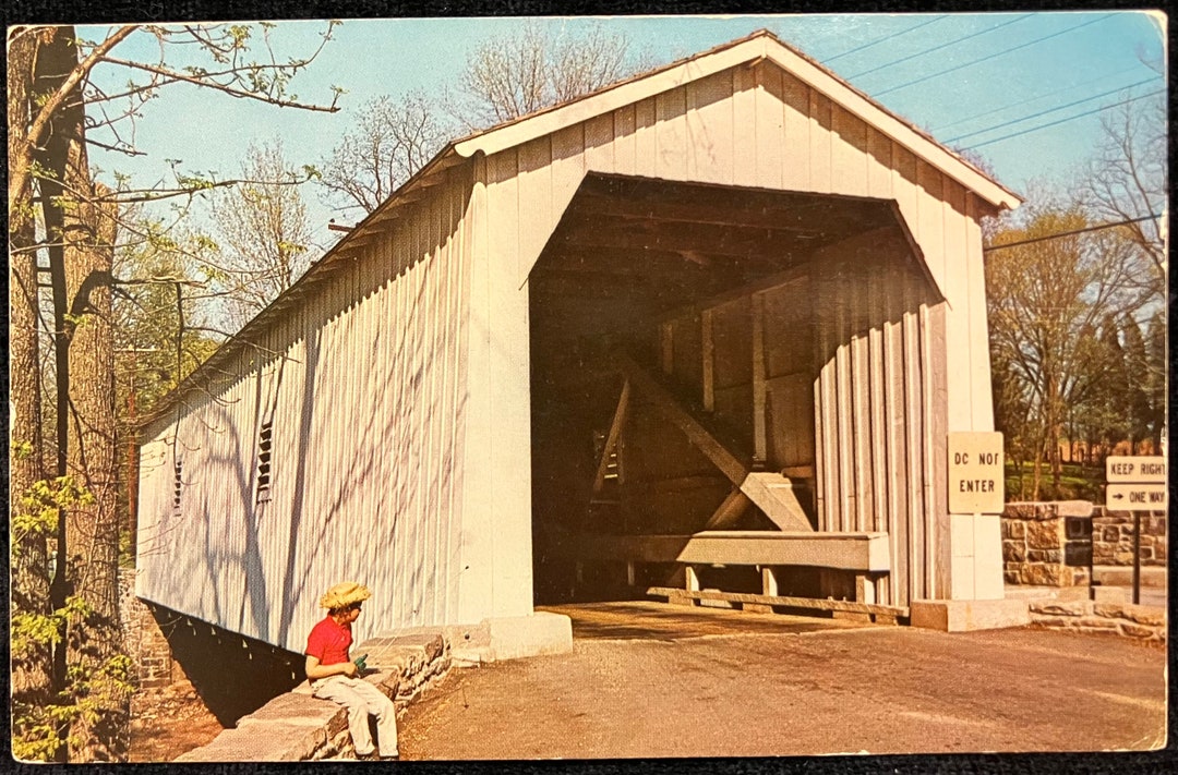 Green Sergeant’s Covered Bridge in Hunterdon County, New Jersey -last ...
