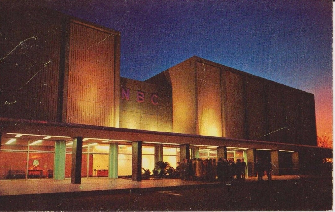 NBC Color Television Studios Burbank California Vintage - Etsy