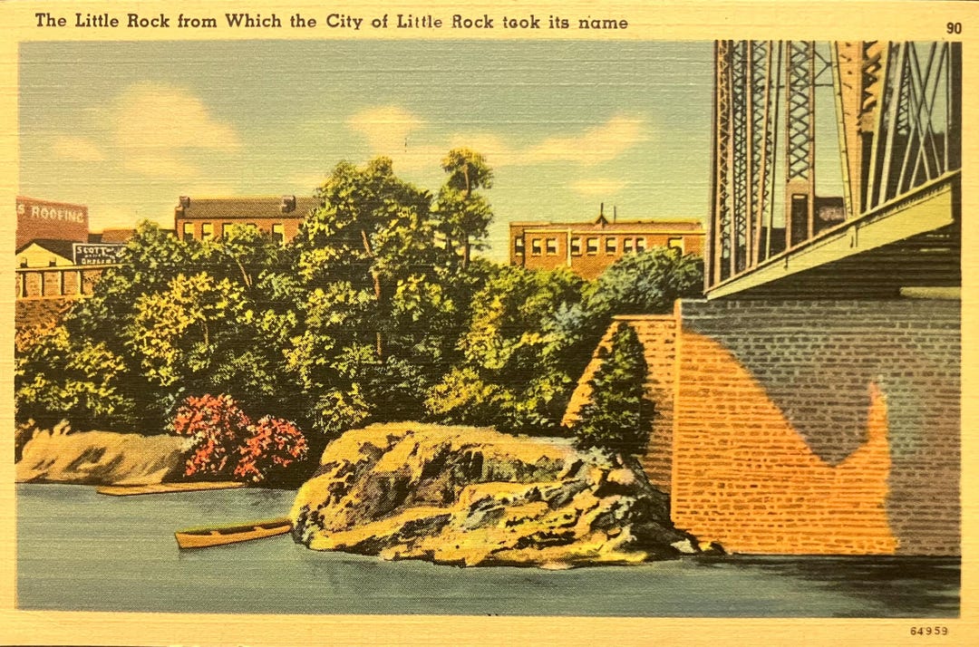 The Little Rock From Which the City of Little Rock Took Its Name ...