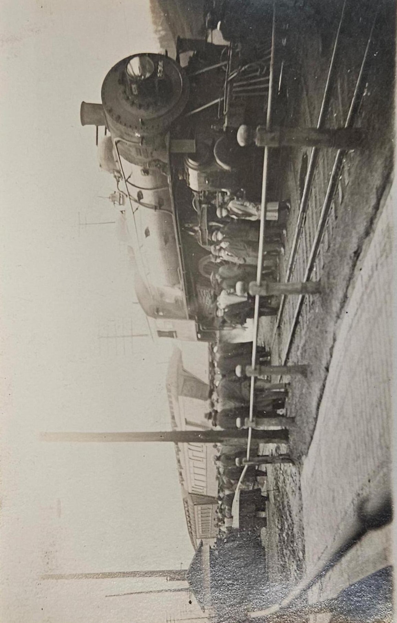 RPPC- Train Wreck With Crowd of Men Observing- 1915 Real Photo Postcard ...