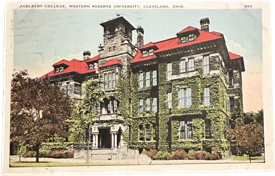 Adelbert College, Western Reserve University- Cleveland, Ohio- Vintage ...