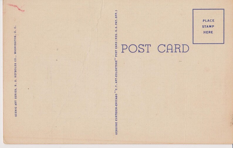 Main Entrance Hall White House - Washington D.C. - 1930-1944 Vintage ...