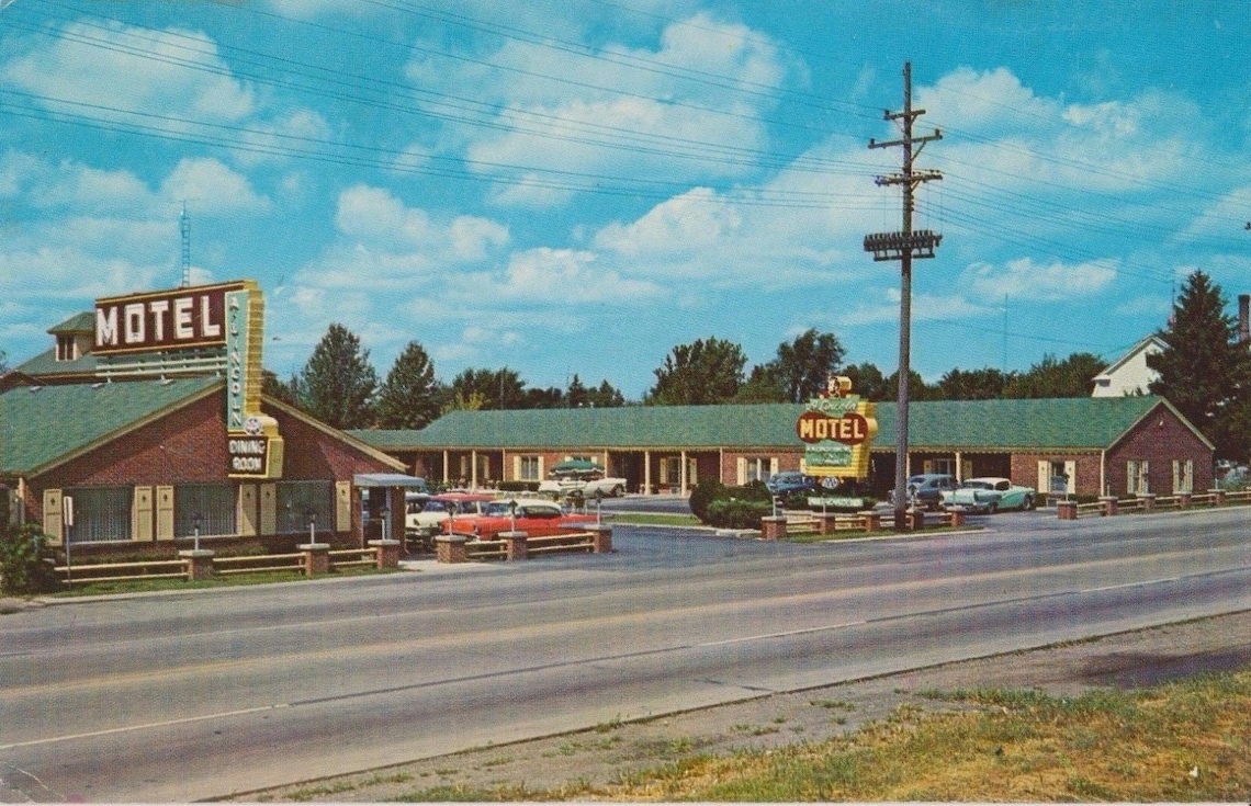Lincoln Motel and Dining Room Springfield Illinois Vintage - Etsy