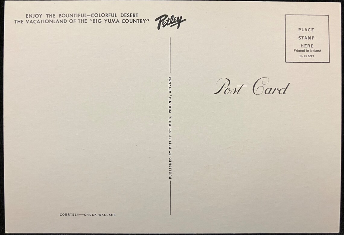 Welcome to Yuma Arizona Vintage Postcard - Etsy