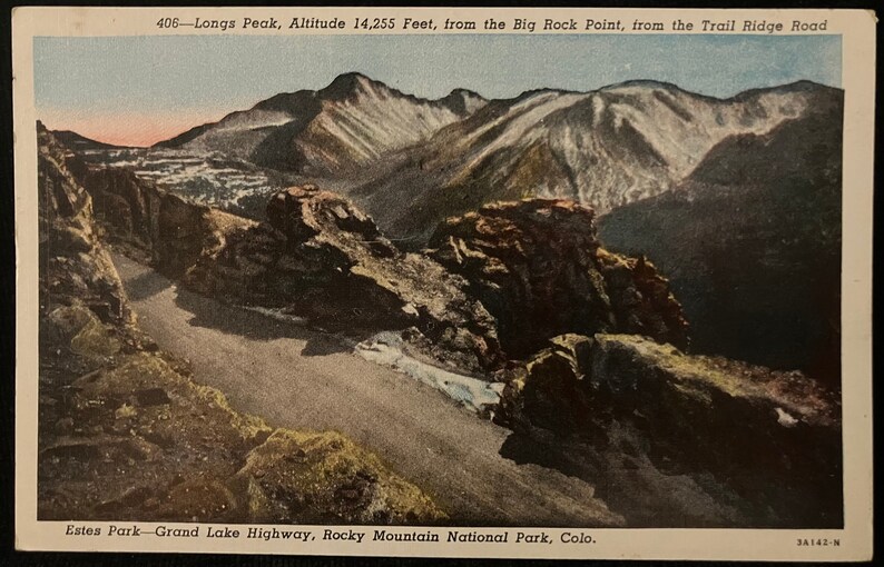 Estes Park - Grand Lake Highway Rocky Mountain Notional Park, Colo ...