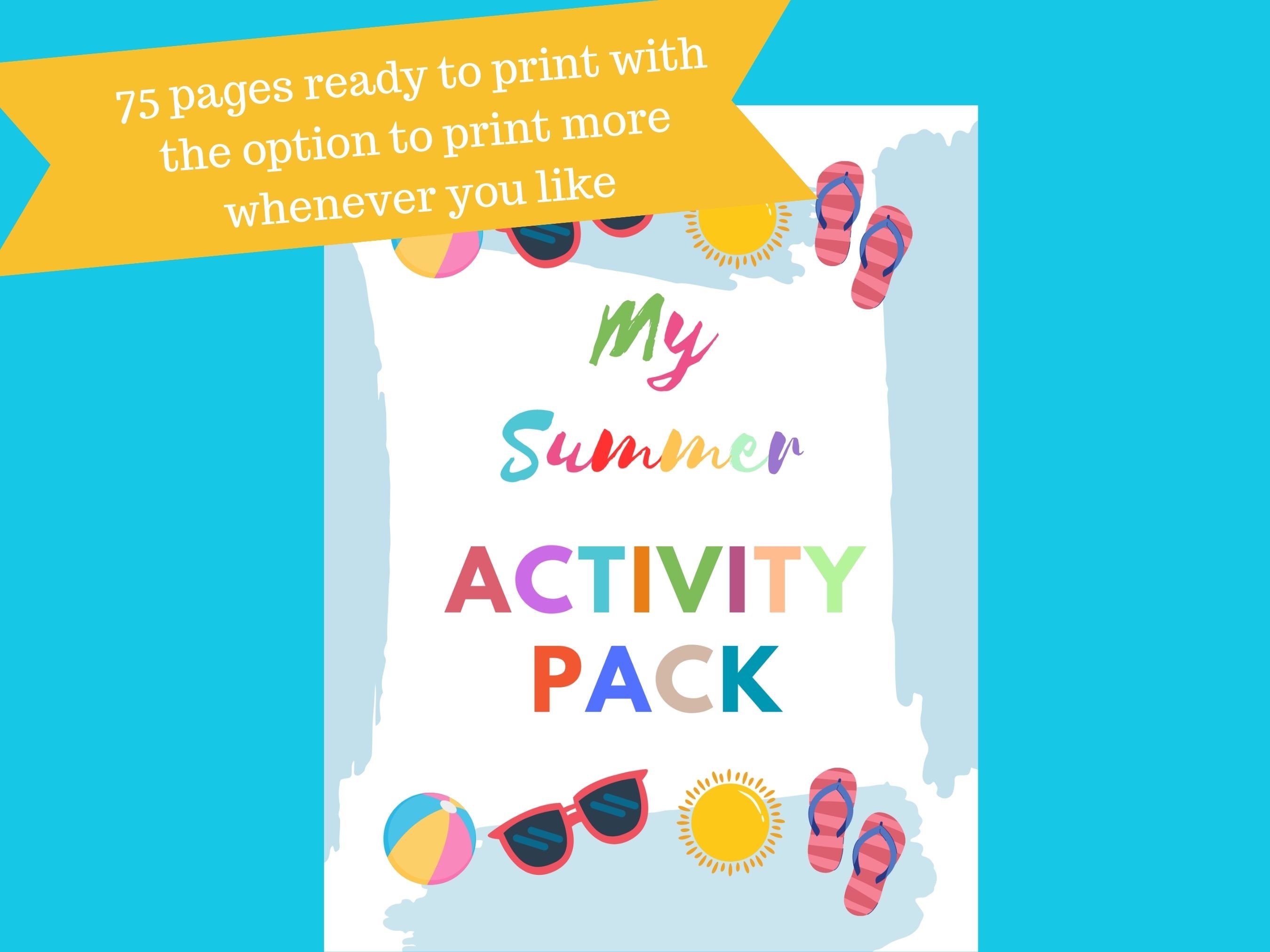 Summer Activities, Summer Printables, Printable Activities, Summer ...