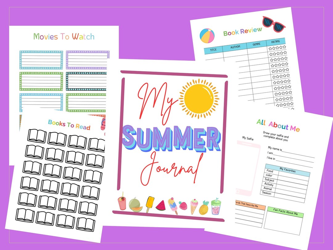 Kids Summer Journal |neurodivergent Kids Journal Journal for Kids ...
