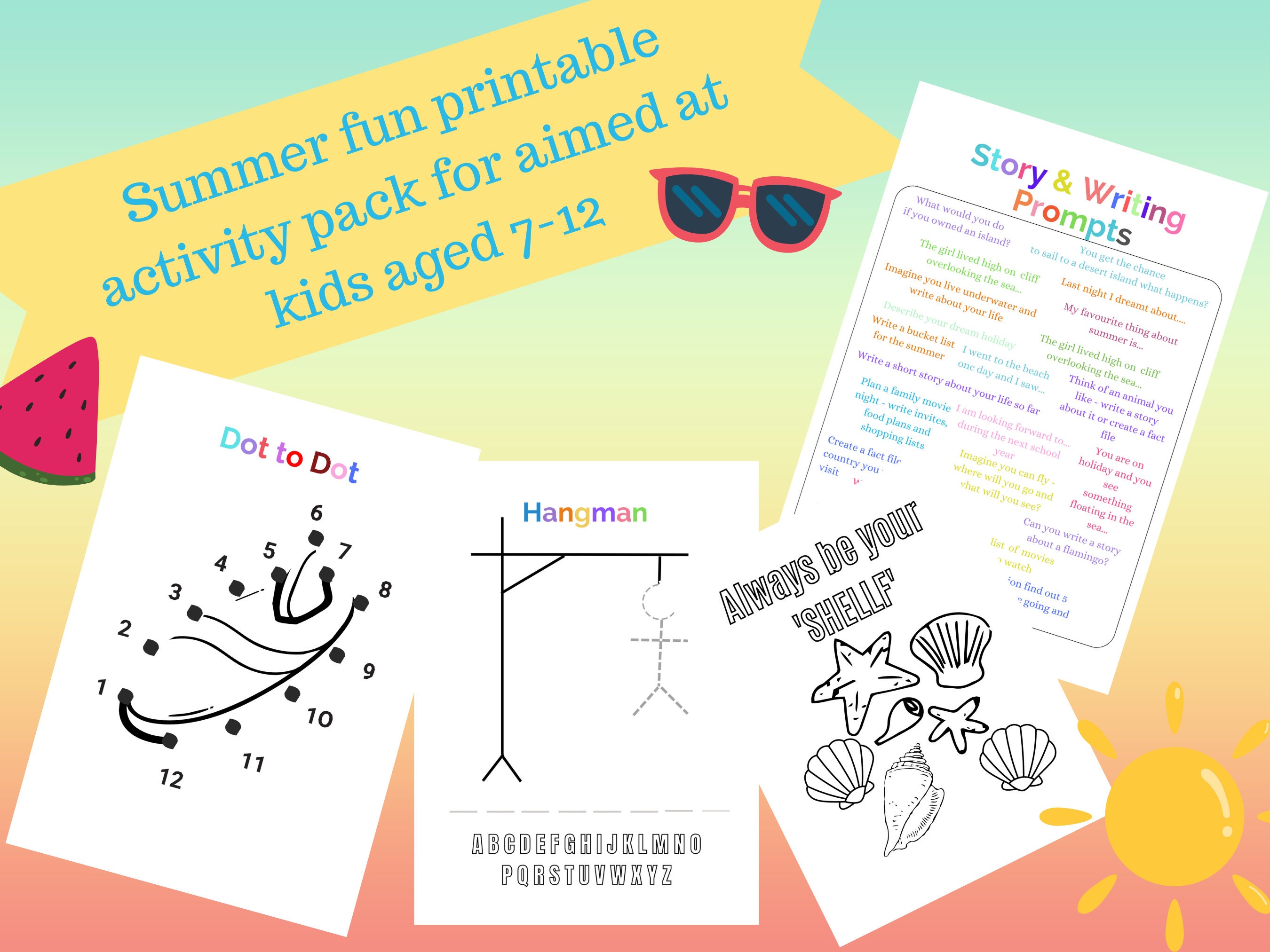 Summer Activities, Summer Printables, Printable Activities, Summer ...
