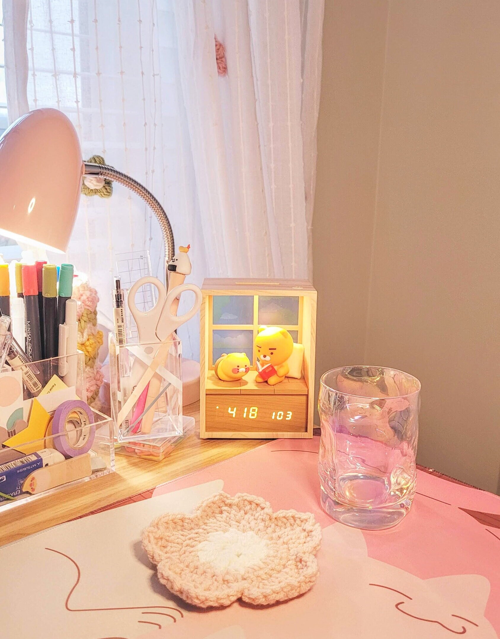 Sakura Cherry Blossom Crochet Coaster | Cute Japanese Beverage Drink ...