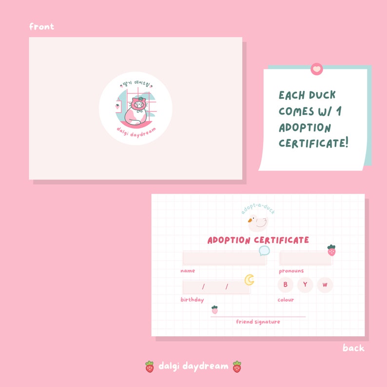 Adopt-a-duck Cute Crochet Duck Friend Amigurumi With Fruit, Animal Hat ...