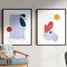 Four Abstract Illustrated Printable Digital Posters - Etsy