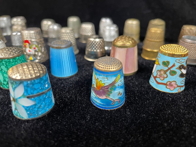 Special Metals Thimbles Collection - Brass, Tin, Aluminum, Pewter ...