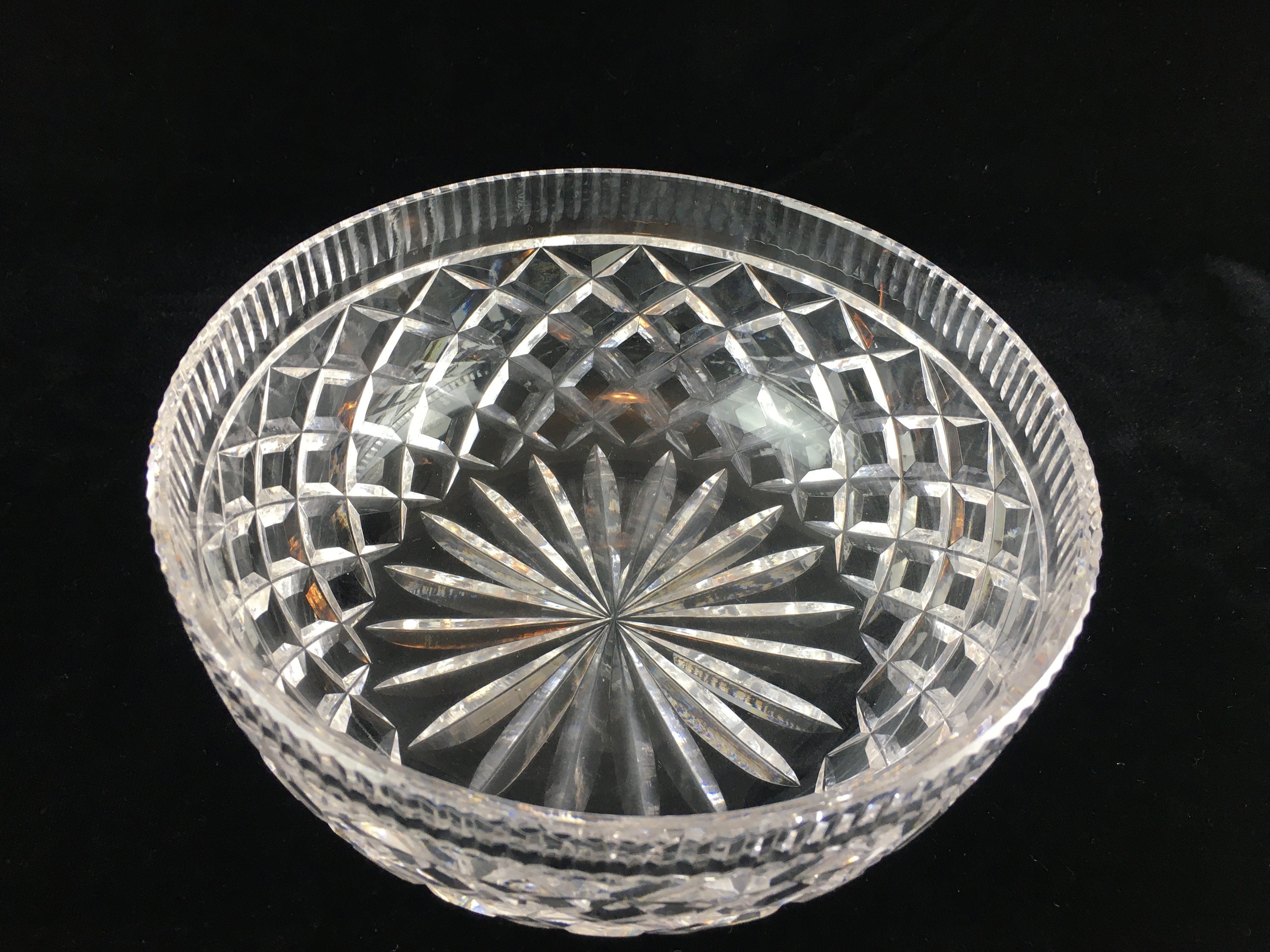 Two Glass Crystal Bowls Excellent Condition Serving Candy Dish ...
