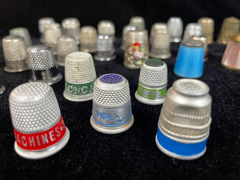 Special Metals Thimbles Collection - Brass, Tin, Aluminum, Pewter ...