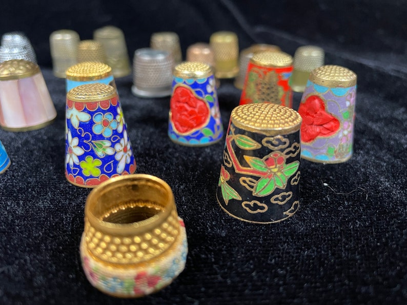 Special Metals Thimbles Collection - Brass, Tin, Aluminum, Pewter ...