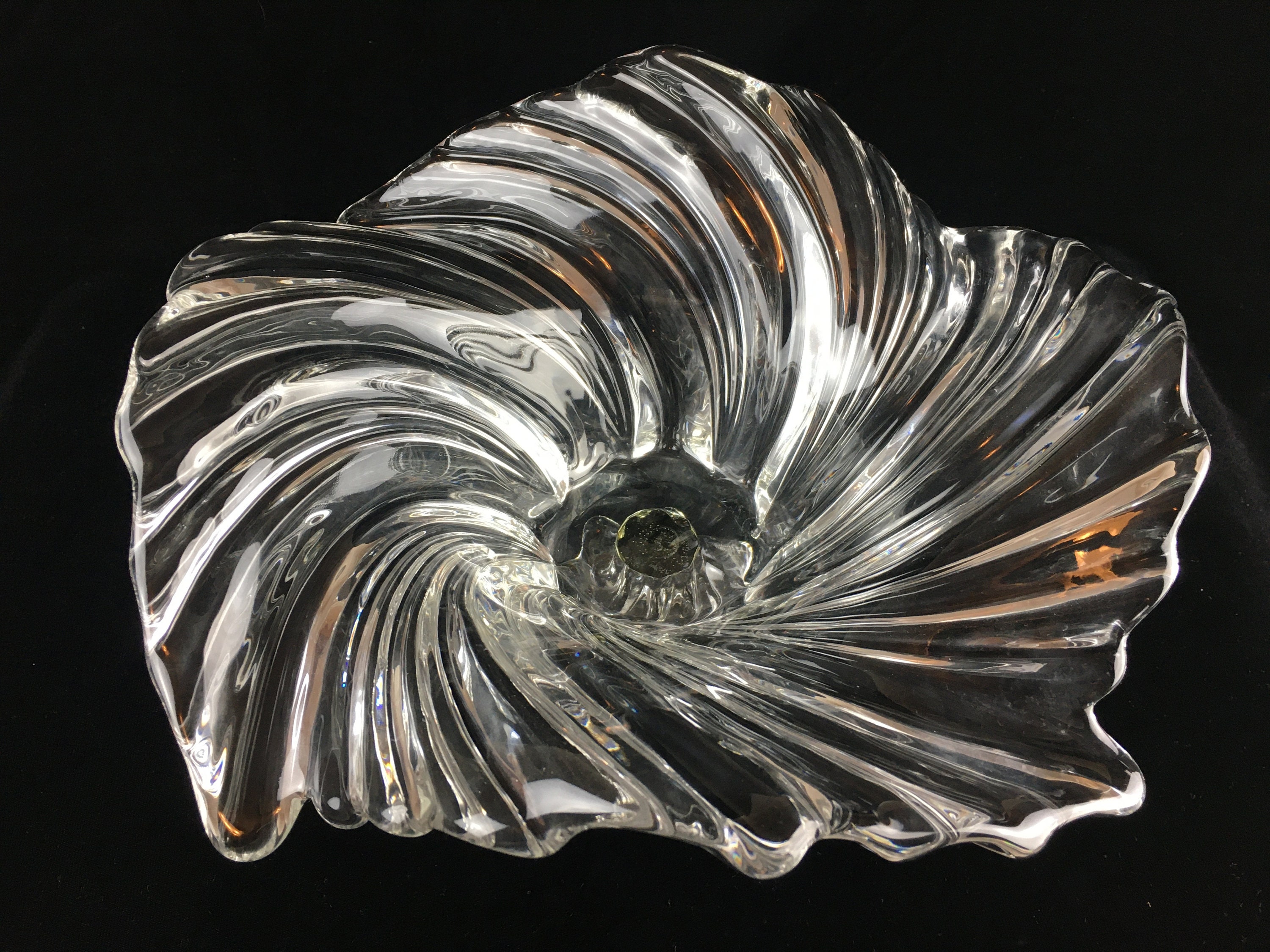 Two Glass Crystal Bowls Excellent Condition Serving Candy Dish ...