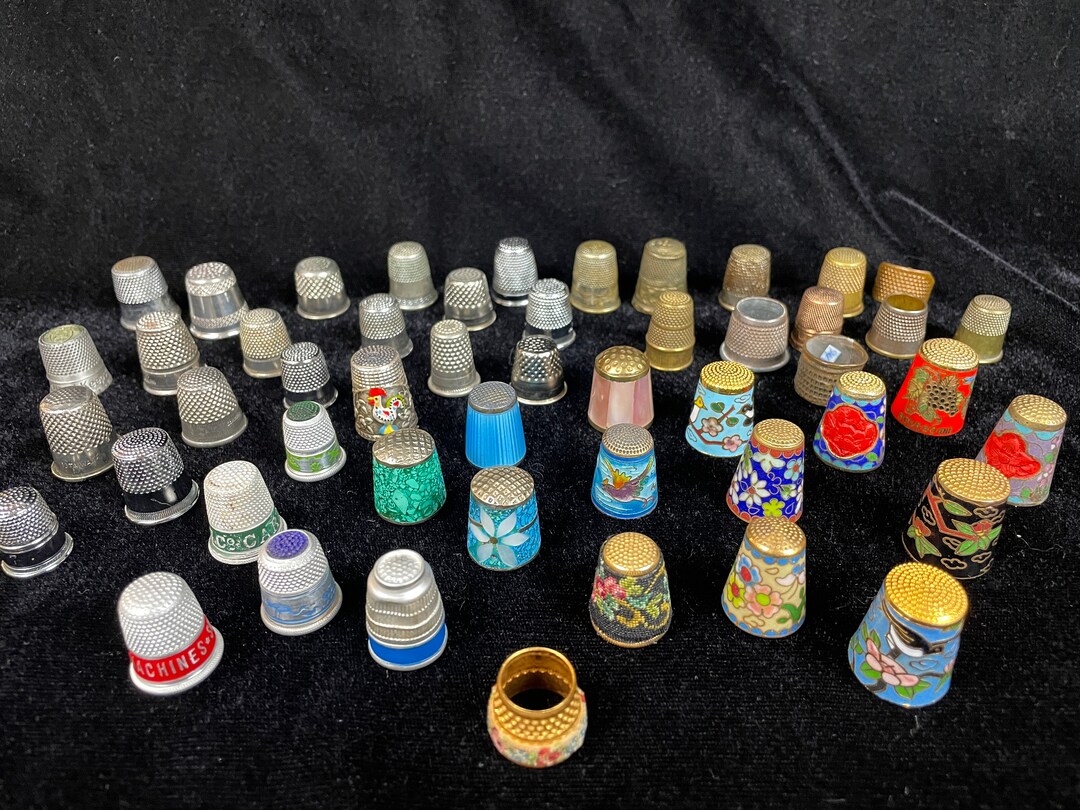 Special Metals Thimbles Collection - Brass, Tin, Aluminum, Pewter ...