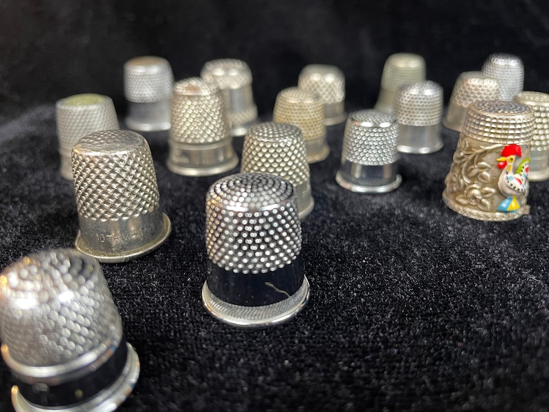 Special Metals Thimbles Collection - Brass, Tin, Aluminum, Pewter ...