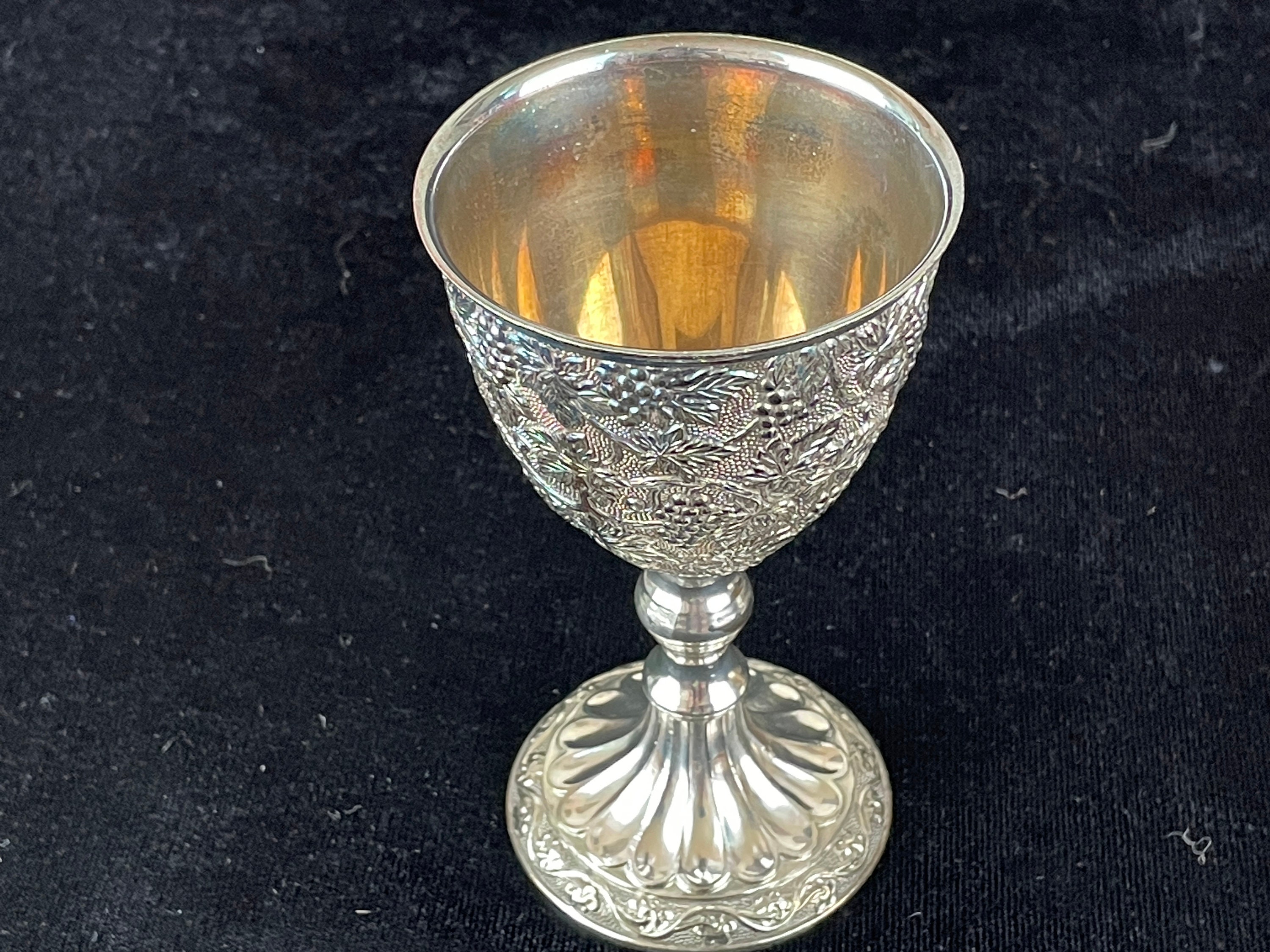 Silver Plated Cup Oneida Scalloped Dish Kiddish Cup - Etsy España