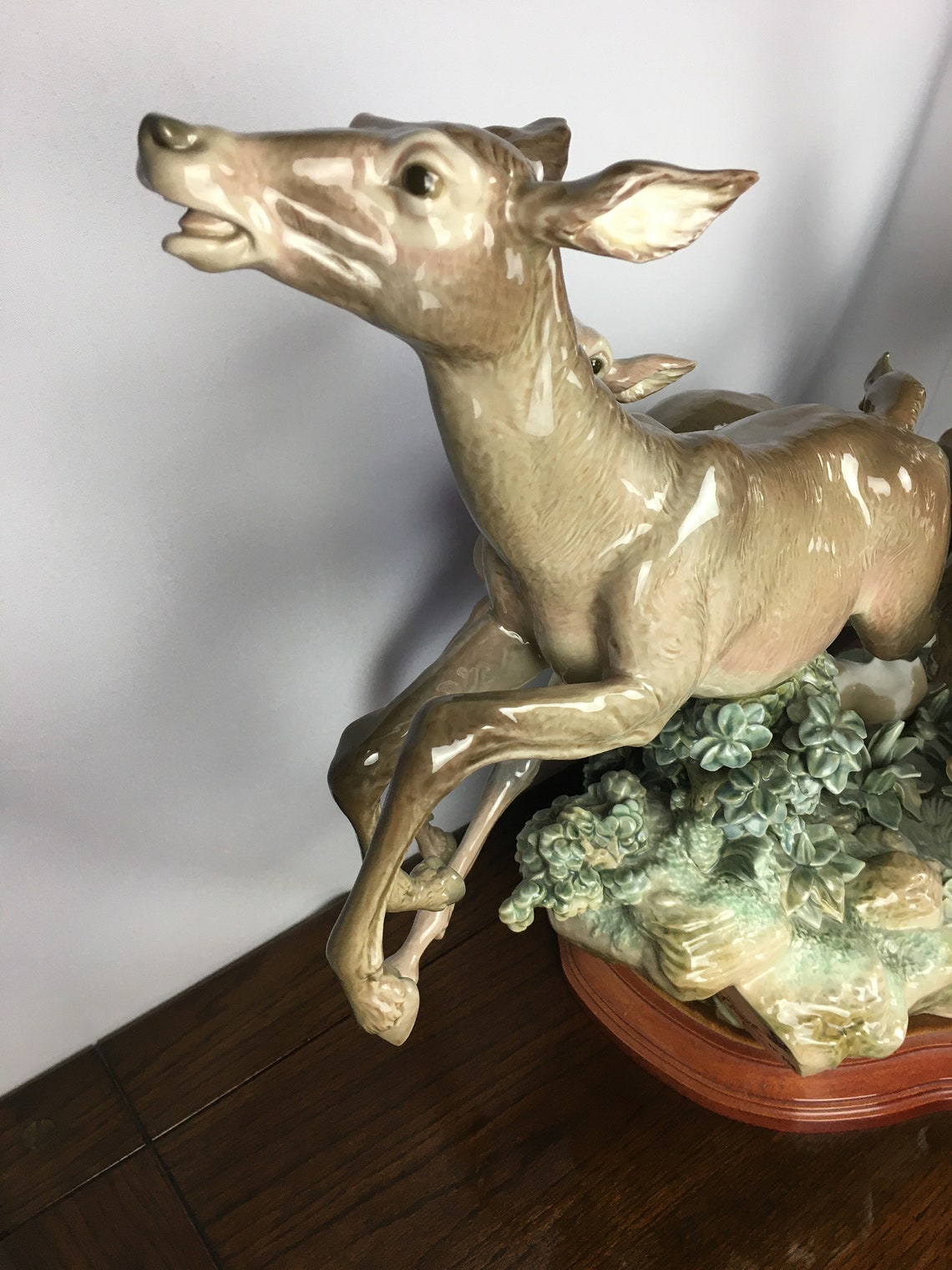 Lladro - Pursued Deer Sculpture 1377 - Hunting Dogs Limited Edition 750 ...