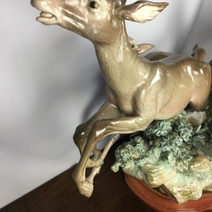 Lladro - Pursued Deer Sculpture 1377 - Hunting Dogs Limited Edition 750 ...