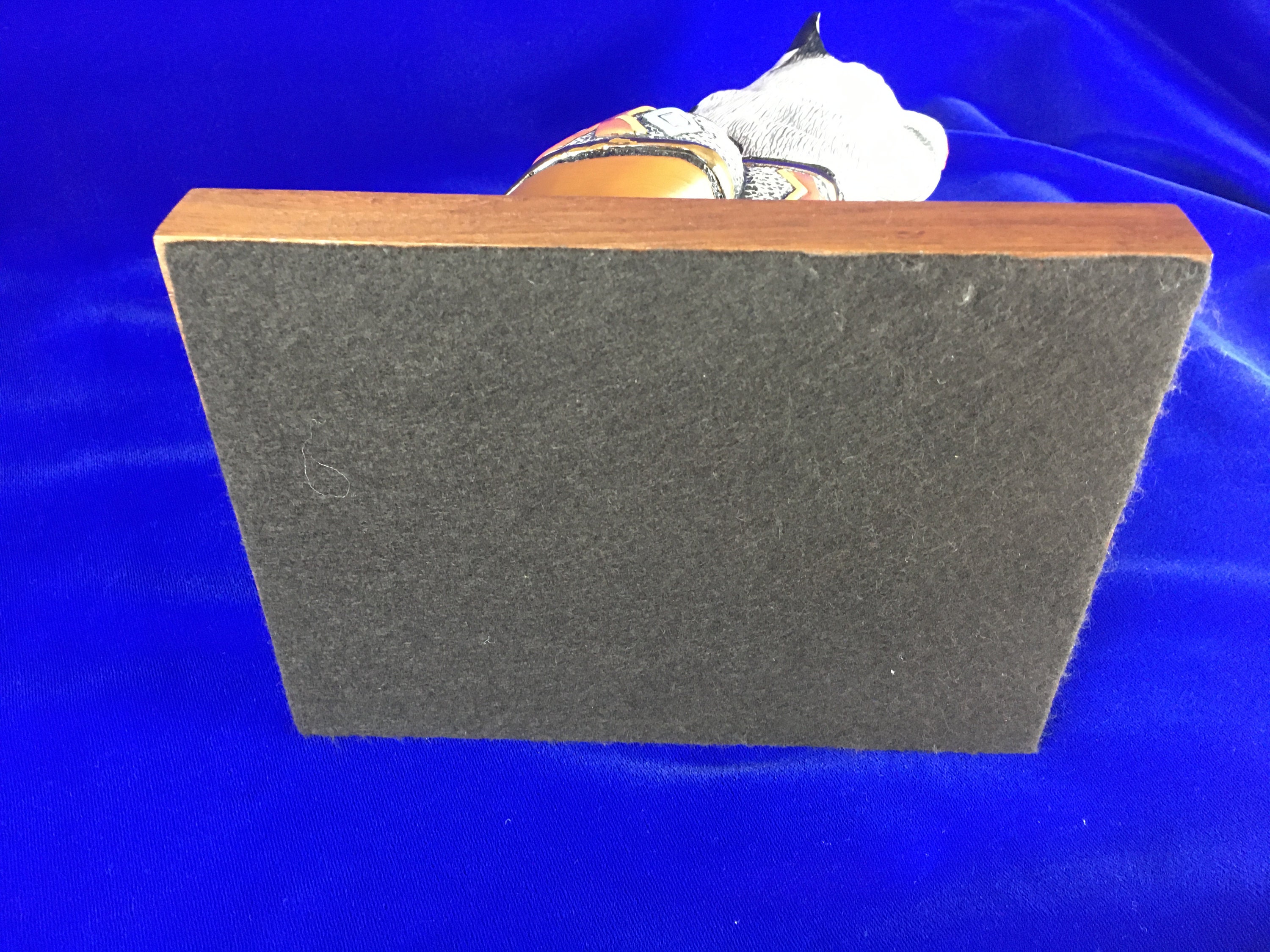 Kathryn Yauney Cat Warrior Ceramic Sculpture With Wood Base Excellent ...