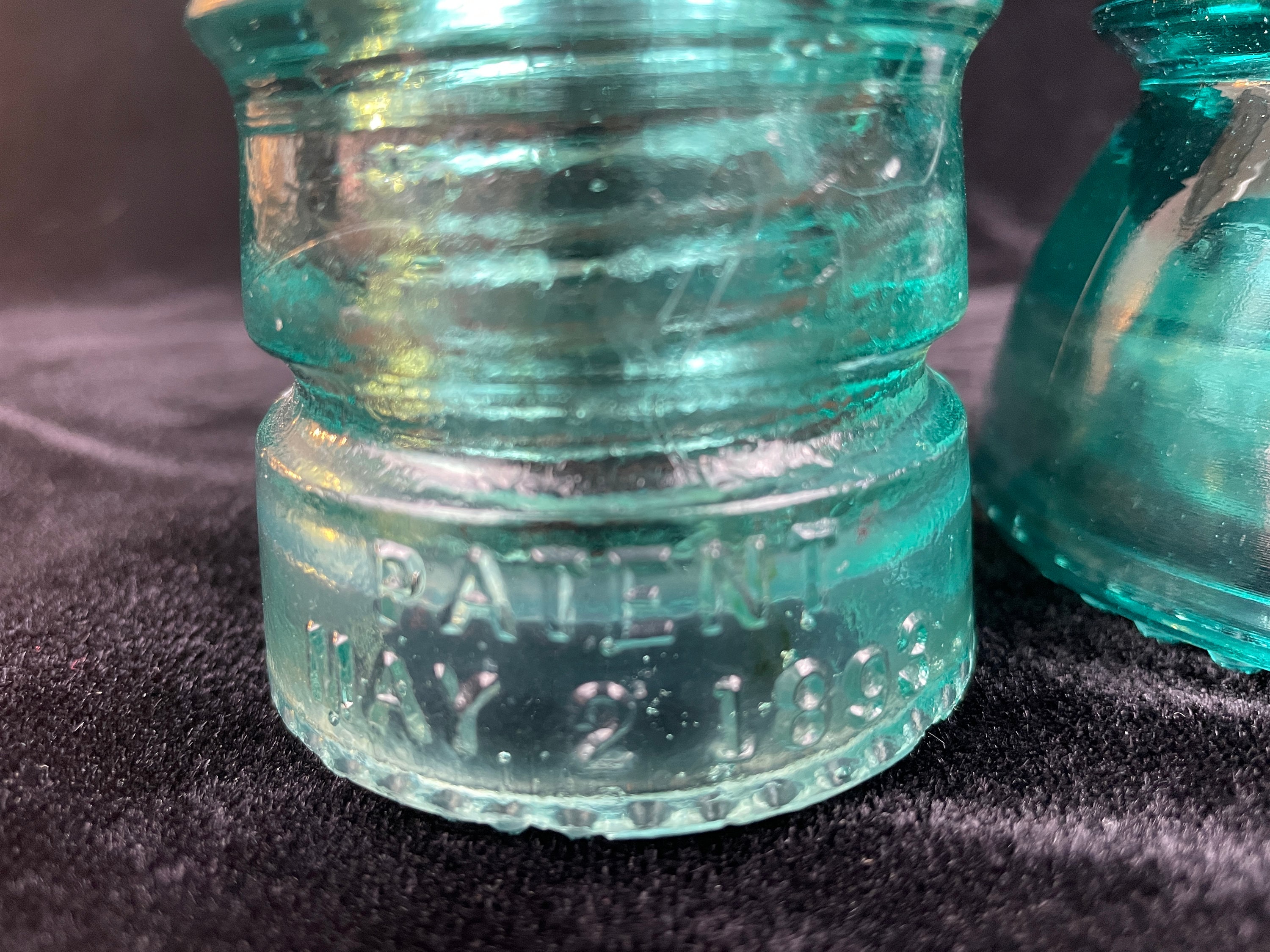 3 Vintage Hemingray Electric Insulators: 42 19 & 12 Clear - Etsy