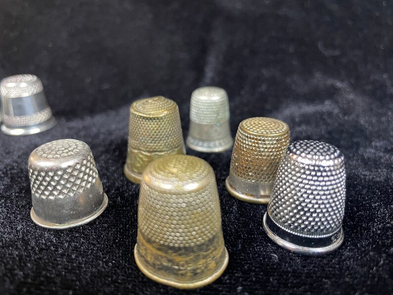 Special Metals Thimbles Collection - Brass, Tin, Aluminum, Pewter ...