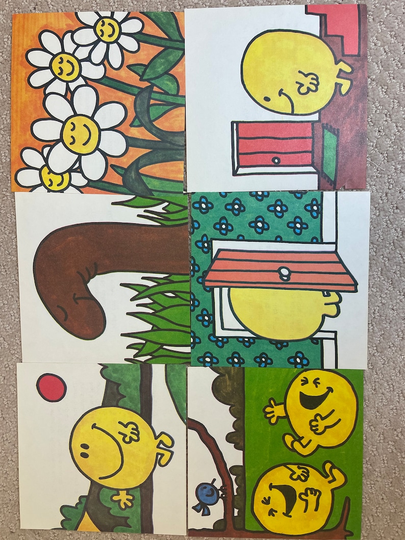 1980s Character Vintage Book Pages Ephemera - Etsy