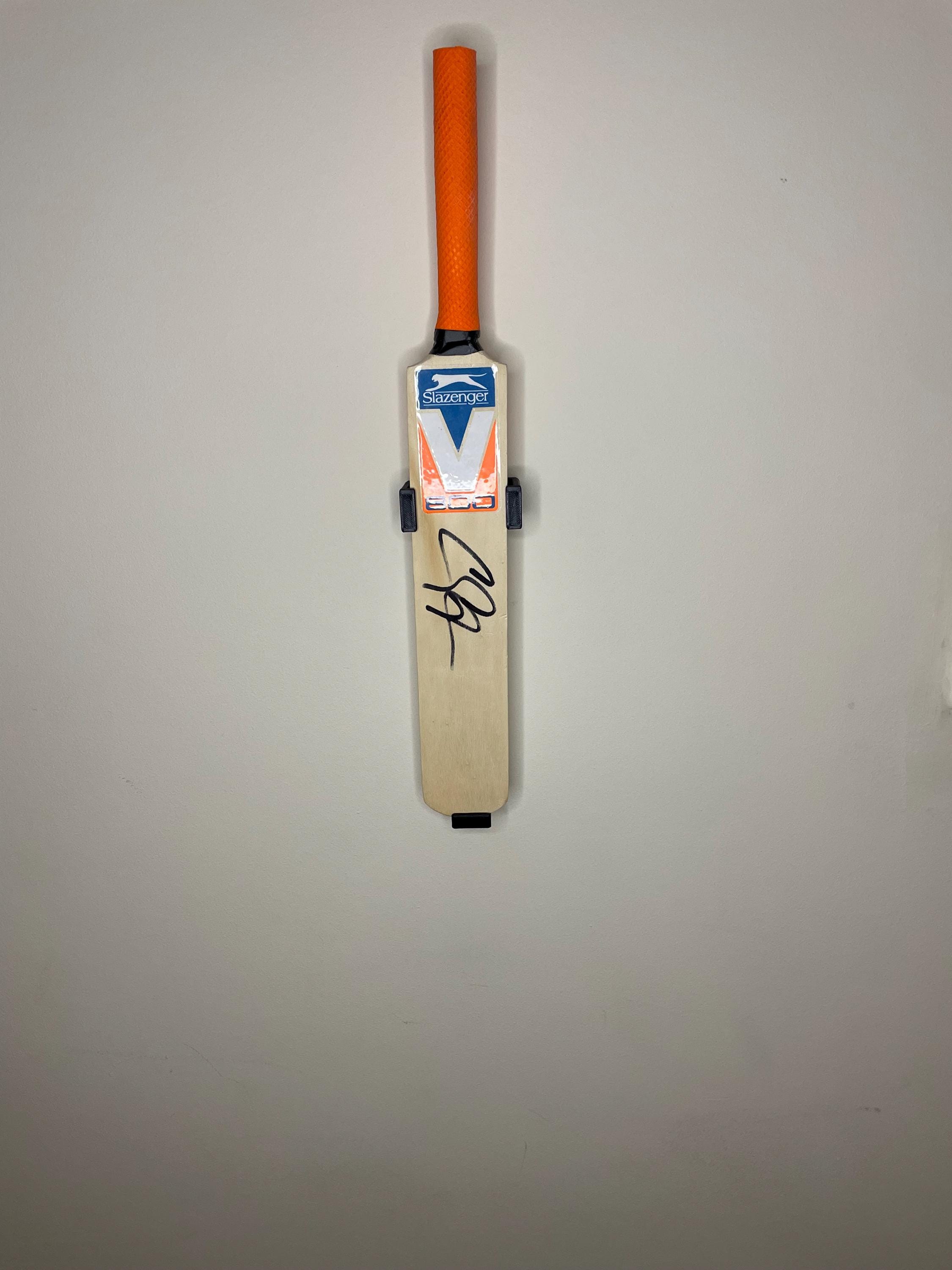 Wall Mount Mini Cricket Bat Stand - Display for Collectible Mini ...